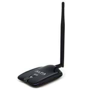 alfa awus036nha – wireless b/g/n usb adaptor – 802.11n – 150mbps – 2.4 ghz – 5dbi antenna – long range – atheros chipset – windows xp/vista 64-bit /128-bit windows 7 compatible