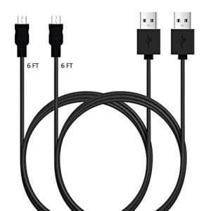 MYFON Micro USB Cable, 2 Pack [6FT, 6FT], Fast Charging Cable, High Speed Android Charging Cable, Android Phone Cable for Samsung Galaxy S7 Edge S6 S5 and More, Trustable