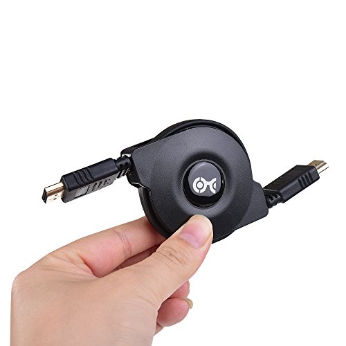 Cable Matters Retractable HDMI Cable with HDR and 4K 60Hz Resolution Support - 3.3 Feet