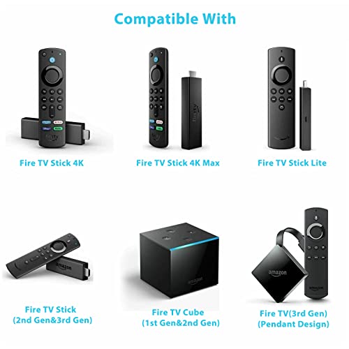 Fernanestal Replacement Voice Remote Control 3rd GEN L5B83G with Power, Volume Control for Fire TV Stick (2nd Gen,3rd Gen,Lite,4K), Fire TV Cube (1st Gen & 2nd Gen), Fire TV (3rd Gen,Pendant Design)