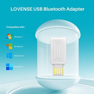 LOVENSE Dongle USB Bluetooth Adapter for PC Laptop Desktop Computer, Lovense Remote and Lovense Connect, Plug and Play for Windows 7/8/10/11