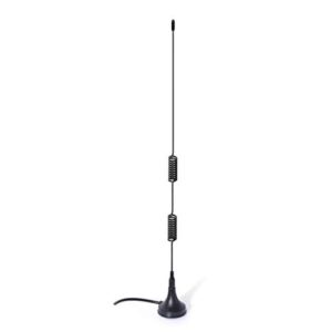 Bingfu VHF UHF Ham Radio Police Scanner Antenna Amateur Radio Mobile Radio Scanner Antenna Magnetic Base BNC Male Antenna Compatible with Uniden Bearcat Whistler Radio Shack Police Scanner Ham Radio