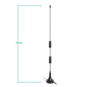 Bingfu VHF UHF Ham Radio Police Scanner Antenna Amateur Radio Mobile Radio Scanner Antenna Magnetic Base BNC Male Antenna Compatible with Uniden Bearcat Whistler Radio Shack Police Scanner Ham Radio