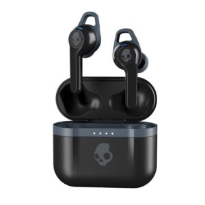 skullcandy indy true wireless in-ear headphone earbuds with charging case (renewed) (indy anc fuel, black)