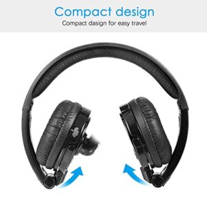 Bluetooth Headphones with Microphone, iNNEXT Wireless On-Ear Stereo Headset, Noise Cancelling 90° Swiveling Ear-Cups for VOIP, Skype, Call Centers, Offices, Trucker, Clearer Voice, Ultra Comfort