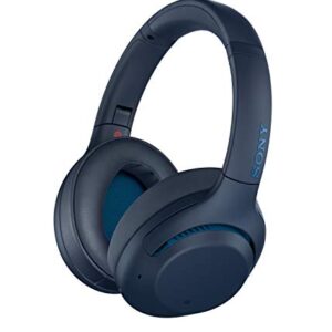 Sony WHXB900N Noise Cancelling Headphones, Wireless Bluetooth Over the Ear Headset - Blue (Amazon Exclusive)