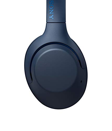 Sony WHXB900N Noise Cancelling Headphones, Wireless Bluetooth Over the Ear Headset - Blue (Amazon Exclusive)