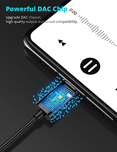 TITACUTE USB C Headphones Wired Earbuds with Microphone Noise Canceling in-Ear USB Type C Earphone for Samsung A53 S Ultra Galaxy Z Flip Fold S21 S22 S20 Google Pixel 7 Pro 6a 6 5 OnePlus 10T 10 Pro 9