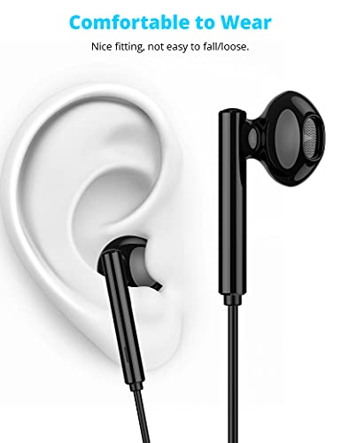 TITACUTE USB C Headphones Wired Earbuds with Microphone Noise Canceling in-Ear USB Type C Earphone for Samsung A53 S Ultra Galaxy Z Flip Fold S21 S22 S20 Google Pixel 7 Pro 6a 6 5 OnePlus 10T 10 Pro 9