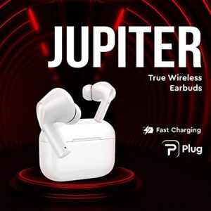 Jupiter True Wireless Earbuds, Sleek Earbuds Wireless Bluetooth 5.3 with Fast Charging Feature, Professional Wireless Earbuds for Android and iOS Devices - Plug Arena…