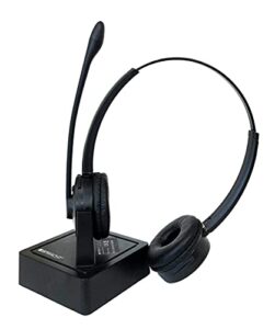 spracht hs-2051 zum maestro bt dual ear wireless bluetooth headset with base station