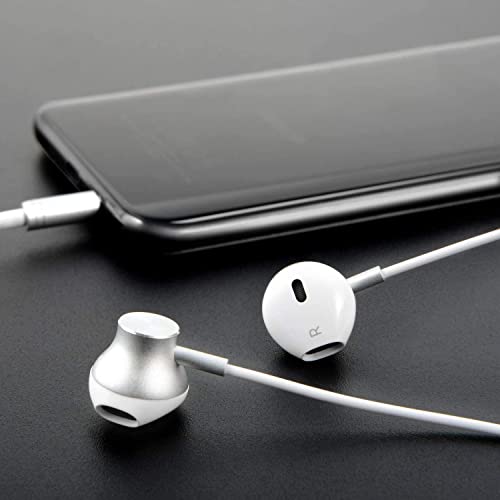 Earbuds Wired, Noise Isolating Earphones with Microphone Headsets in-Ear Headphones with Stereo Sound Earphone Wired for Phone 6/6s plus/5s/SE/Galaxy/Tablets