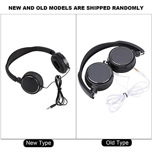 Eboxer Wired Over Ear Headphone Noise Cancelling Headset for PC Support FM Automatic Search, Foldable Headset with 3.5mm Cable for Travel, Work, Play Game, etc