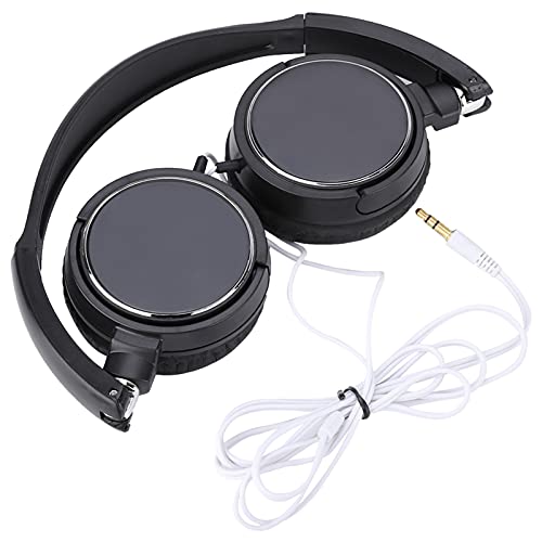 Eboxer Wired Over Ear Headphone Noise Cancelling Headset for PC Support FM Automatic Search, Foldable Headset with 3.5mm Cable for Travel, Work, Play Game, etc