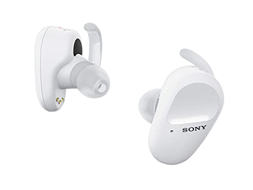 Sony WF-SP800N True Wireless Noise-Cancelling In-Ear Headphones - White (Renewed)