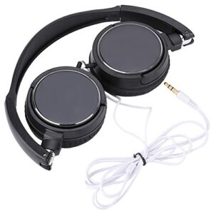 Liyeehao 93dB Portable Wired Headset, Support FM Automatic Search, Foldable Noise Cancelling Headphone, for Sports for Travel