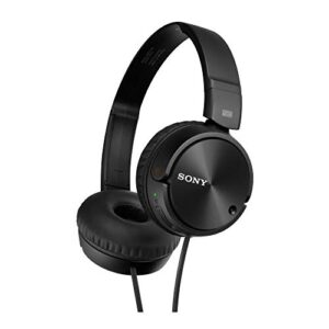 Sony MDR-ZX110NC Noise-Cancelling Headphones with Knox Gear Type-C to 3.5mm Headphone Adapter Bundle (2 Items)