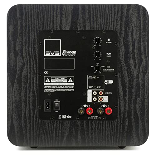 SVS SB-1000 300 Watt DSP Controlled 12" Ultra Compact Powered Subwoofer (Premium Black Ash)