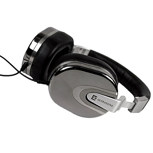 Ultrasone Edition 8 Ruthenium S-Logic Surround Sound Professional Closed-back Headphones with Leather Transport Bag