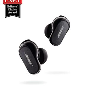 NEW Bose QuietComfort Earbuds II, Wireless, Bluetooth, World’s Best Noise Cancelling In-Ear Headphones with Personalized Noise Cancellation & Sound, Triple Black