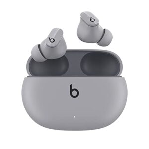 beats studio buds – true wireless noise cancelling earbuds – compatible with apple & android, built-in microphone, ipx4 rating, sweat resistant earphones, class 1 bluetooth headphones – moon gray