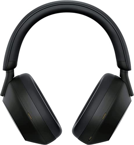 Sony WH-1000XM5 Wireless Industry Leading Noise Canceling Headphones with Auto Noise Canceling Optimizer, Crystal Clear Hands-Free Calling, and Alexa Voice Control, Black (Renewed)