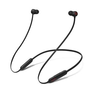 beats flex wireless earbuds – apple w1 headphone chip, magnetic earphones, class 1 bluetooth, 12 hours of listening time, built-in microphone – beats black