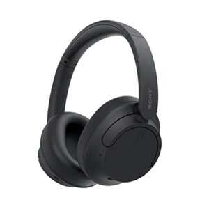 sony wh-ch720n noise canceling wireless headphones bluetooth over the ear headset with microphone and alexa built-in, black new