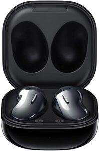 samsung galaxy buds live true wireless earbuds us version active noise cancelling wireless charging case included, mystic black