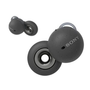 sony linkbuds truly wireless earbud headphones with an open-ring design for ambient sounds and alexa built-in, bluetooth ear buds compatible with iphone and android, gray