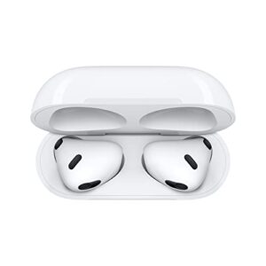 Apple AirPods (3rd Generation) Wireless Earbuds with MagSafe Charging Case. Spatial Audio, Sweat and Water Resistant, Up to 30 Hours of Battery Life. Bluetooth Headphones for iPhone