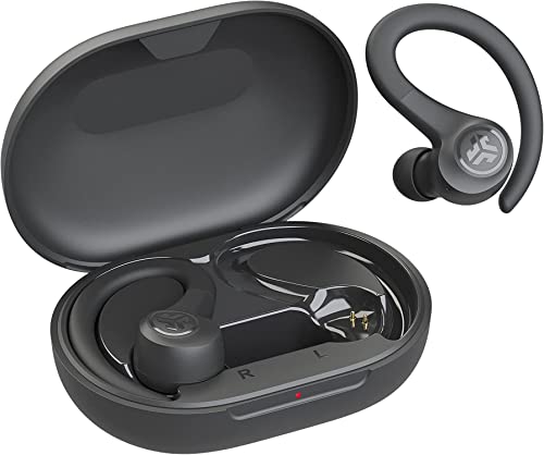 JLab Go Air Sport - Wireless Workout Earbuds Featuring C3 Clear Calling, Secure Earhook Sport Design, 32+ Hour Bluetooth Playtime, and 3 EQ Sound Settings (Graphite/Black)