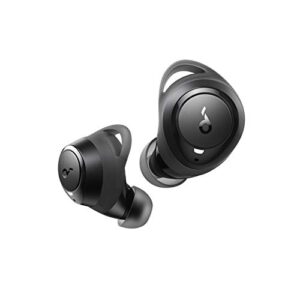 soundcore by anker life a1 true wireless earbuds, powerful customized sound, 35h playtime, wireless charging, usb-c fast charge, ipx7 waterproof, button control, bluetooth earbuds, commute, sports