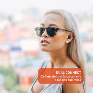 JBL Tune 115TWS True Wireless in-Ear Headphones Pure Bass Sound, 21H Battery, Bluetooth, Dual Connect, Wireless Calls, Music, Native Voice Assistant (Black)