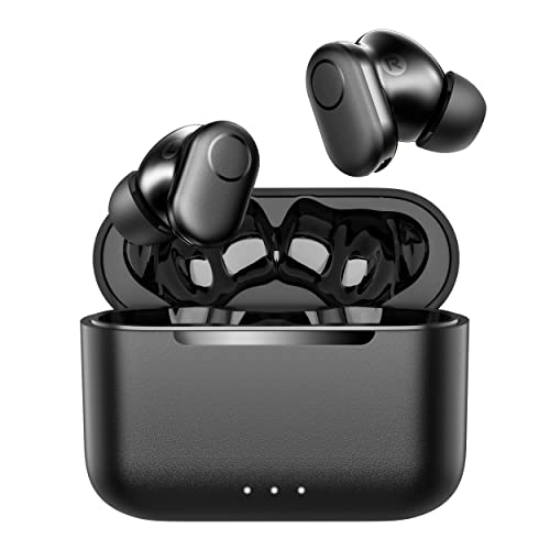 Wilbur Active Noise Cancelling Wireless Earbuds, Bluetooth Ear Buds Immersive Deep Bass ENC Earphones,IPX5 Waterproof Clear Call with 4-Mic ANC Headphones Compatible for iPhone & Android,for Workouts