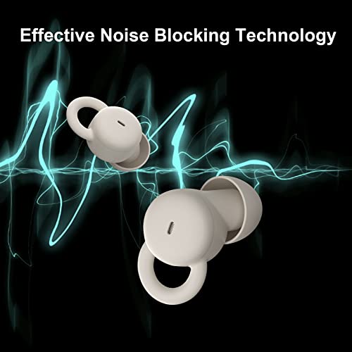 Smallest Invisible Sleep Earbuds Comfortable Noise Blocking Wireless Headphones for Sleeping Bluetooth Flat Ear Buds for Side Sleepers,Tiny Hidden Sleepbuds for Work Sports