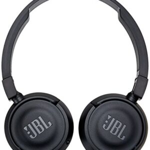 JBL T450BT Wireless On-Ear Headphones with Built-in Remote and Microphone (Black)