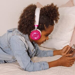 Puro Sound Labs JuniorJams Volume Limiting Headphones for Kids 3+ Protect Hearing – Foldable & Adjustable Bluetooth Wireless Headphones for Tablets, Smartphones, & PCs – 22-Hour Battery Life, Pink