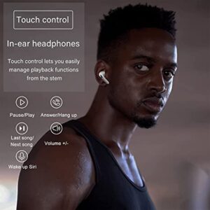 Wireless Earbuds, Bluetooth Headphones IPX7 Waterproof Wireless Bluetooth with Charging Case 24H Playtime, Pop-ups Auto Pairing Hi-Fi Stereo Sound Headset for iPhone/Samsung/iOS/Android1