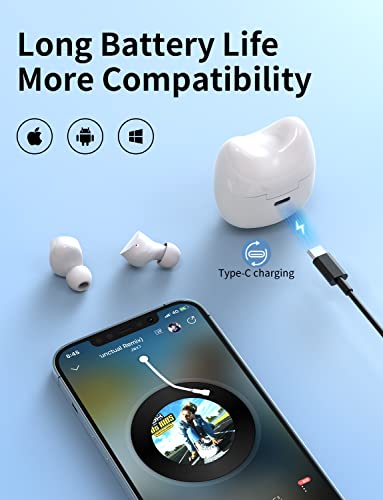 Wireless Earbuds for Kids, Wireless Headphones with Cute Panda Charging Case with Mic, Noise Cancelling,Typ-C Charging, 3D Stereo Waterproof Bluetooth ear buds for Sport & Outwork,3 x ear caps(S,M,L)