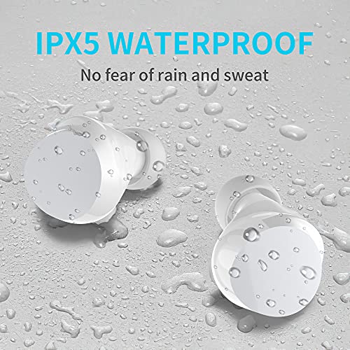 Wireless Earbuds for Kids, Wireless Headphones with Cute Panda Charging Case with Mic, Noise Cancelling,Typ-C Charging, 3D Stereo Waterproof Bluetooth ear buds for Sport & Outwork,3 x ear caps(S,M,L)