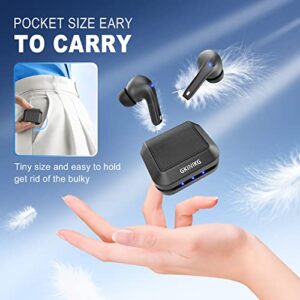 Wireless Earbuds,Bluetooth Headphones,IPX5 Waterproof and Smart Touch Control in-Ear Earphones with Mic for Android iOS Smart Phone Computer Laptop Sports GYM Driving,V5.3 with AAC CVC,35H Playtime