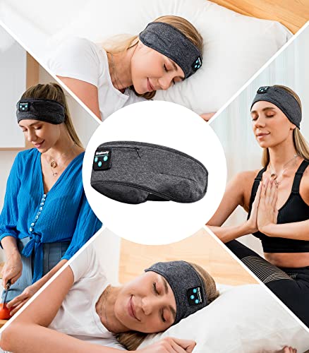 Sleep Headphones, Sleep Headphones for Side Sleepers - Noise Cancelling Headphones for Sleeping, Joseche Sports Sleeping Headphones Headband for Insomnia Nuit Travel, Gift for Women Men Mom Dad