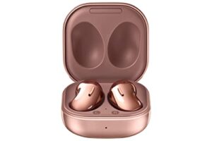 samsung galaxy buds live true wireless earbud headphones – mystic bronze (renewed)