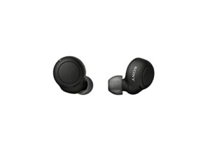 sony wf-c500 truly wireless in-ear bluetooth earbud headphones with mic – black (renewed)