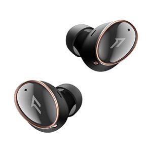 1more evo noise cancelling earbuds, audiophile headphones with dual drivers, adaptive anc, bluetooth headphones, hifi sound, ldac, hi-res audio, 6 mics, 28h playtime, wireless charging, black