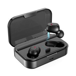 erligpowht bluetooth 5.0 wireless earbuds with 2000mah charging case stereo headphones 90hours continuous playback in ear built in mic headset premium sound with deep bass for sport