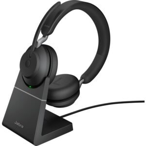 jabra evolve2 65 headset with charging stand