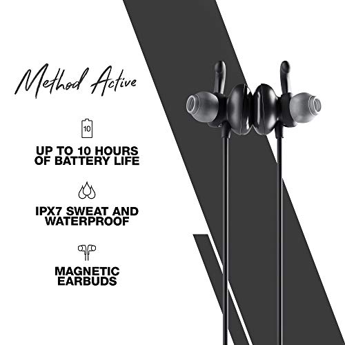 Skullcandy Method Active Wireless In-Ear Earbuds - Black