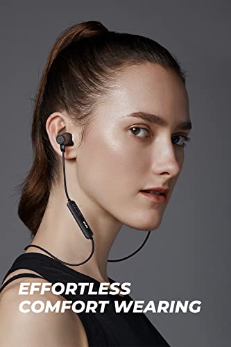 SoundPEATS Q35 HD Neckband Bluetooth Headphones IPX8 Waterproof Wireless Earphones for Sports in-Ear Stereo Bluetooth 5.0 Earbuds with Magnetic Charger Built-in Mic CVC 6.0 14 Hours Playtime